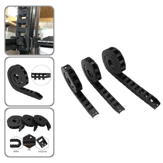 Premium Flexible Free Movement Black Openable Drag Chain for Fire ...