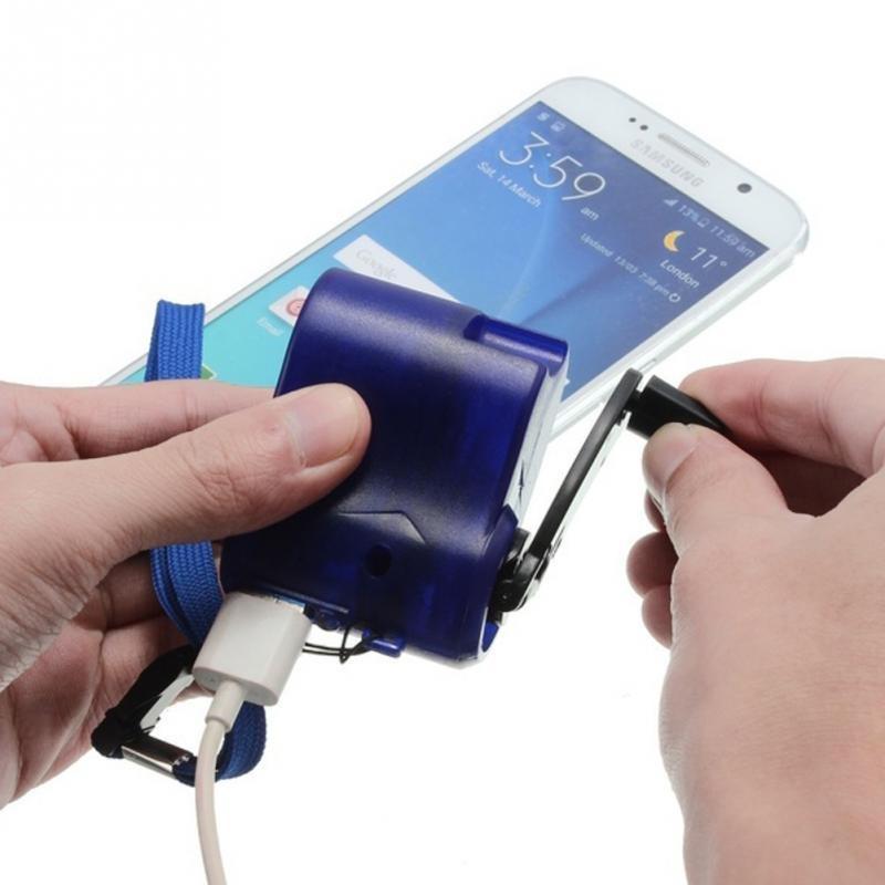 Buy Universal Portable Emergency Hand Power Dynamo Hand Crank USB ...