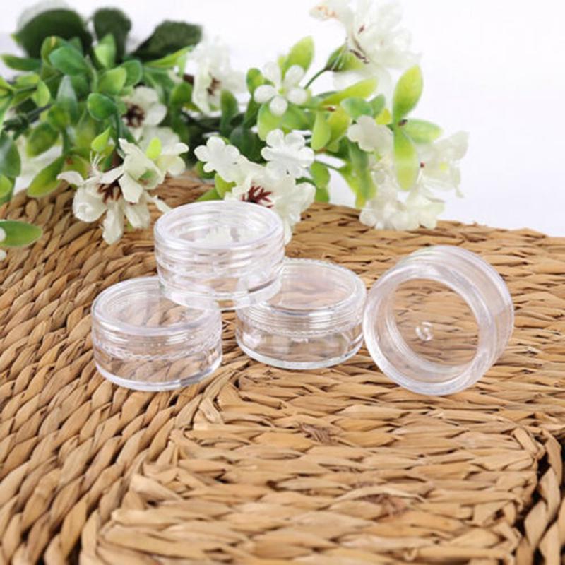 Buy Pdtoweb 20pcs 5g Small Clear Cosmetic Makeup Pots Empty Plastic ...