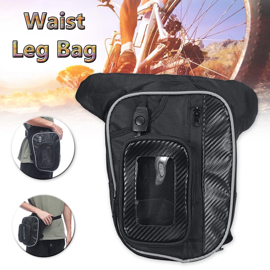Men Outdoor Sport Ride Leg Bag Hip Drop Travel Motorcycle Waist Pack ...