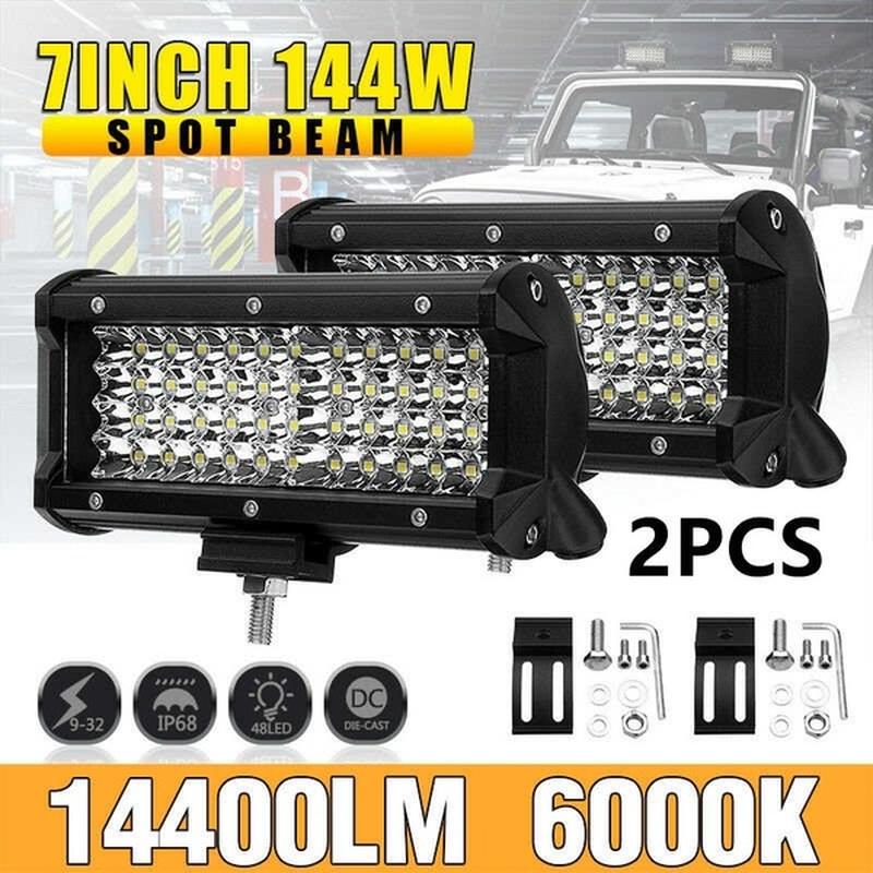 Buy 144W Offroad Spotlight Truck Lights Super Bright Light Car ...