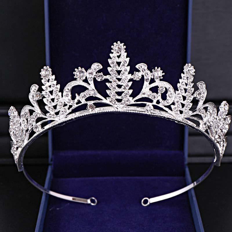 Buy Bridal Shiny Crystal Hair Tiara Wedding Rhinestone Crown Wedding ...