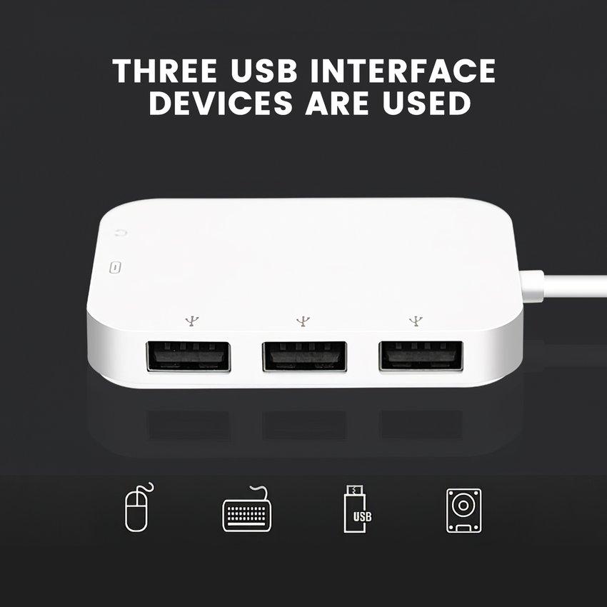 Amber Star Type-C Docking Station Type-Chub Five In One Usb Splitter 3. ...