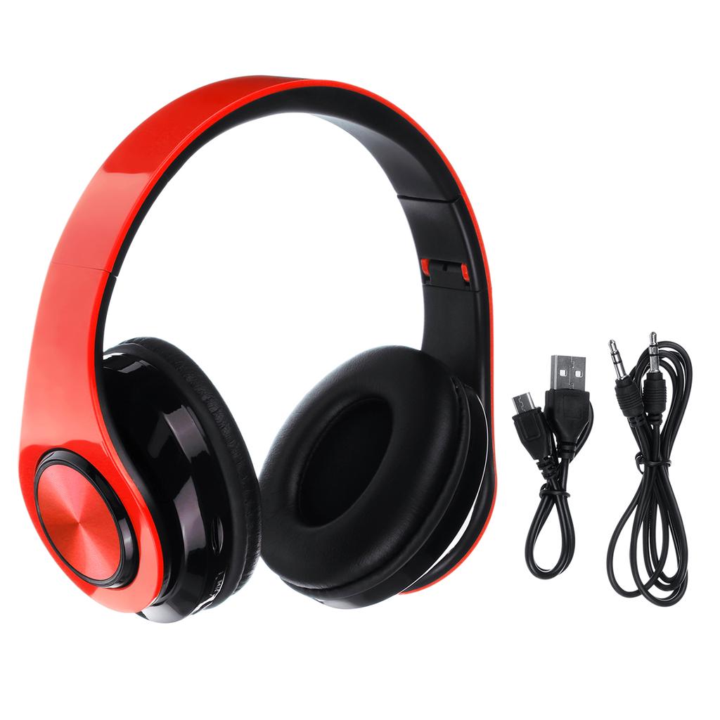 Buy 40 Mm Loudspeakers LED Bluetooth 5.0 Headset Headphone Ice Crack ...