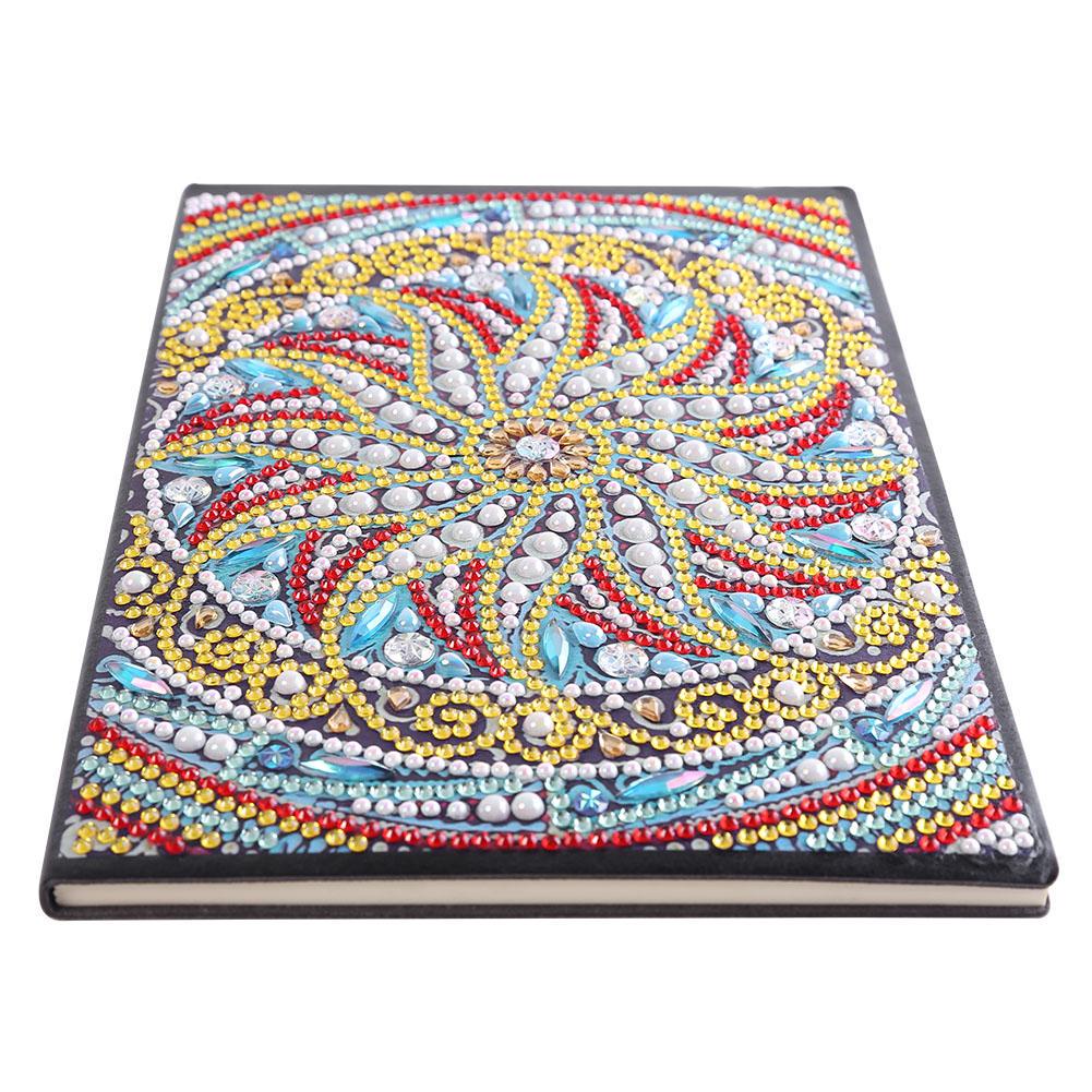 Buy DIY Mandala Special Shaped Diamond Painting 50 Pages A5 Sketchbook ...