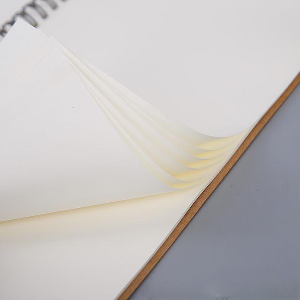 Cheap Retro Spiral Coil Sketchbook Kraft Paper Notebook Sketch Pad ...