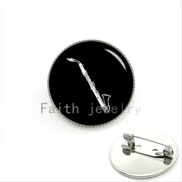 Buy Bass Clarinet Brooch ,Custom Musical Instrument Brooch ,Dj Mixer ...