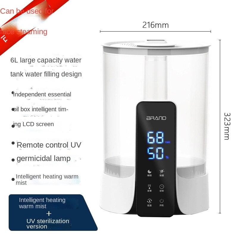 Buy 6L large capacity ultrasonic humidifier, add water from above ...