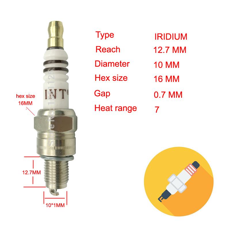 💰Kjøp 1pc Iridium Bougie C7hs -Ir Spark Plug Hix -Cr7 For Cr7hix Cr7hsa ...