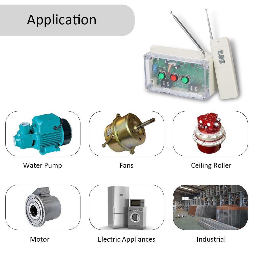Buy AC 100-240V / DC 140-340V 30A Motor Controller Wireless With Remote ...