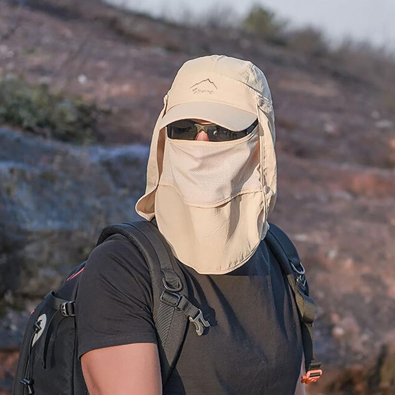 360 Degree Protection Sunshade Breathable Water Resistant Ear Neck ...
