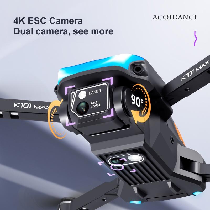 Buy New K101 Max Drone 4K HD Dual Camera With Obstacle Avoidance Fpv ...