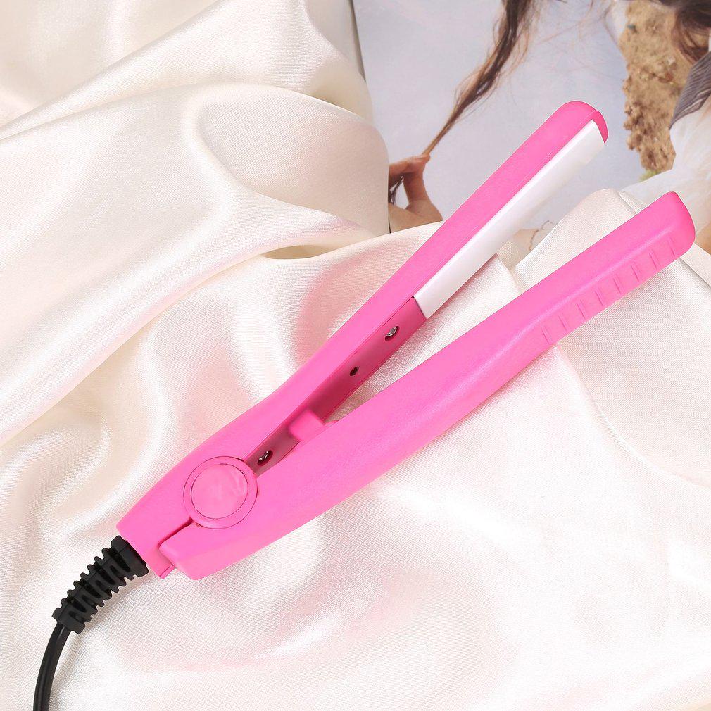 Buy Mini Electric Splint Flat Iron Ceramic Hair Curler & Straightener ...
