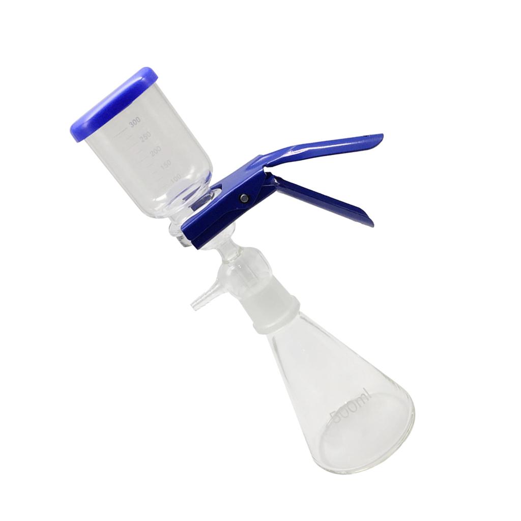 Buy 500ml Filtration Apparatus Vacuum Lab Filtering Unit with Funnel ...