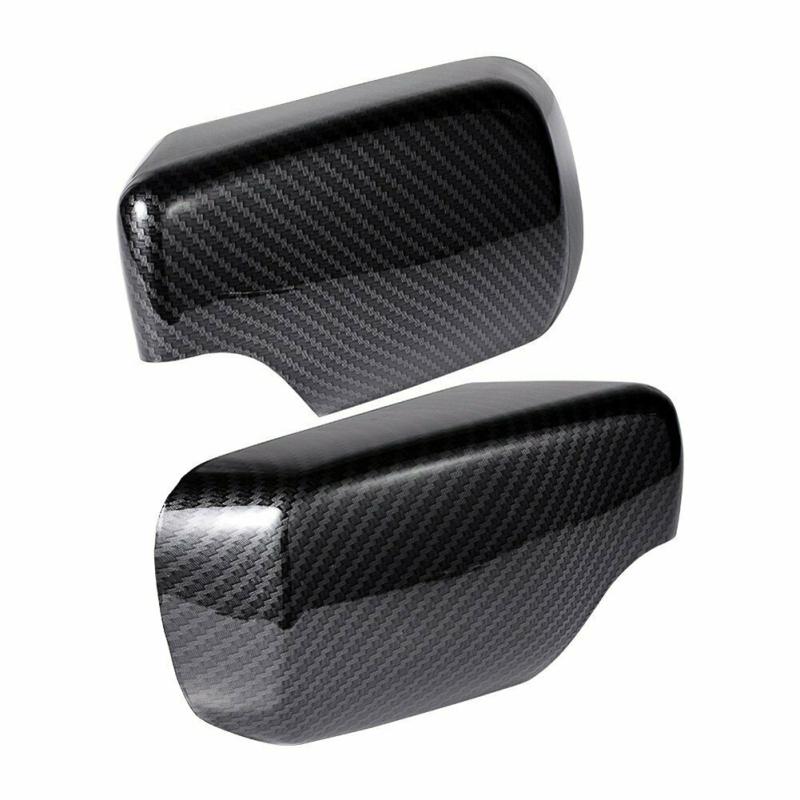 Cheap 2 Pcs Rearview Mirror Housing Side Mirror Cover Caps Carbon Fiber ...