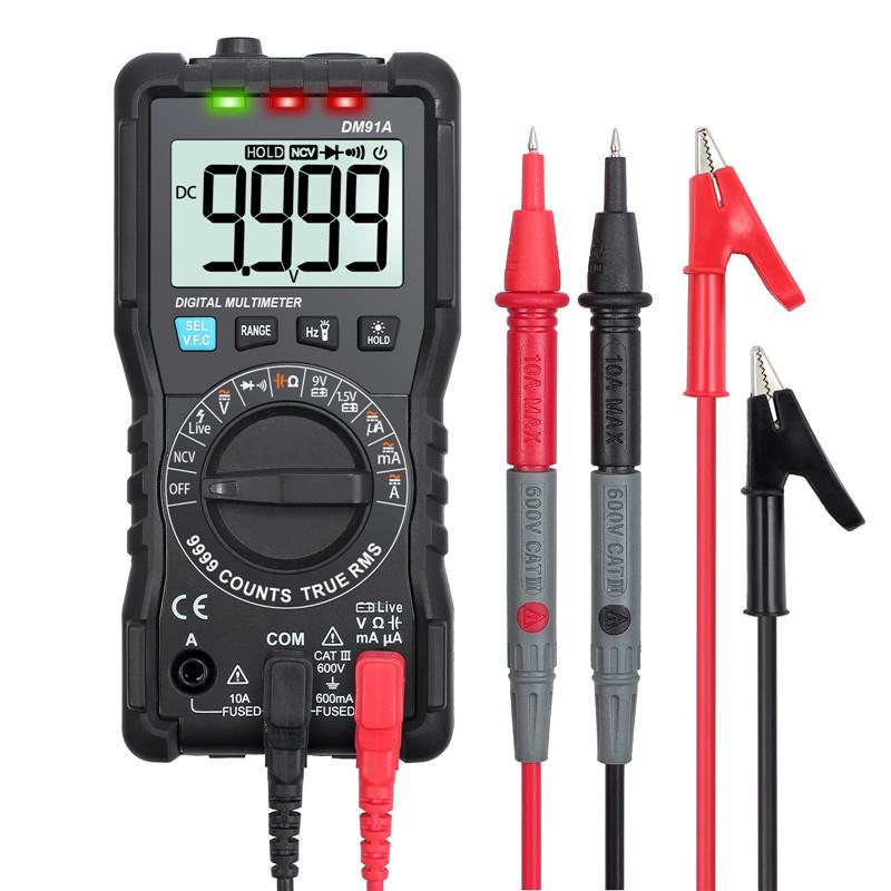Buy Digital Multimeter 9999 Counts TRMS Auto Range NCV Detector Voltage ...