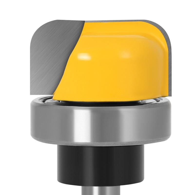 Buy 1pc 6.35mm/ 8mm Shank 1-1/8 Diameter Bowl Tray Router Bit Round ...