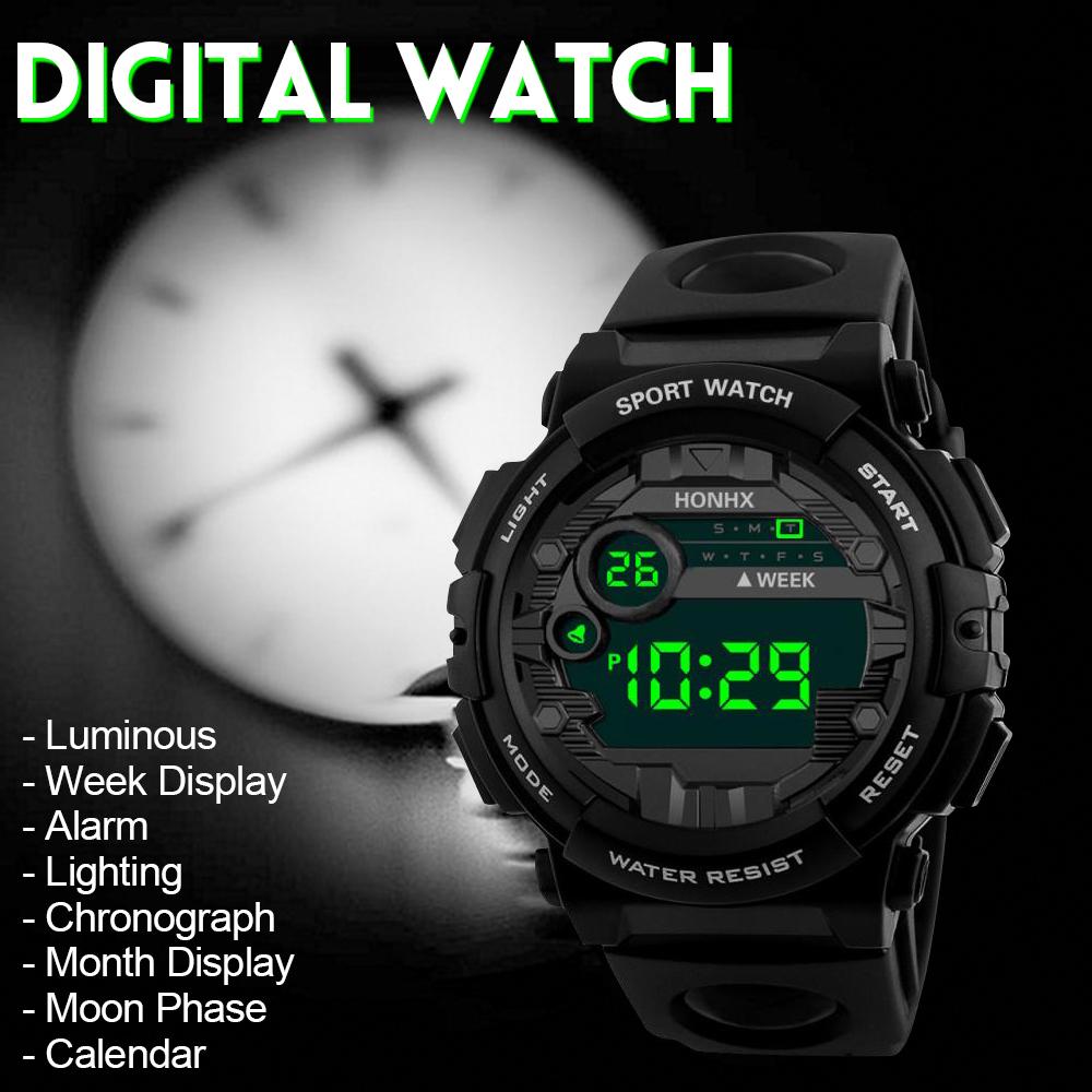 Buy Boys and Girls Students Luminous Night Display Alarm Chronograph ...