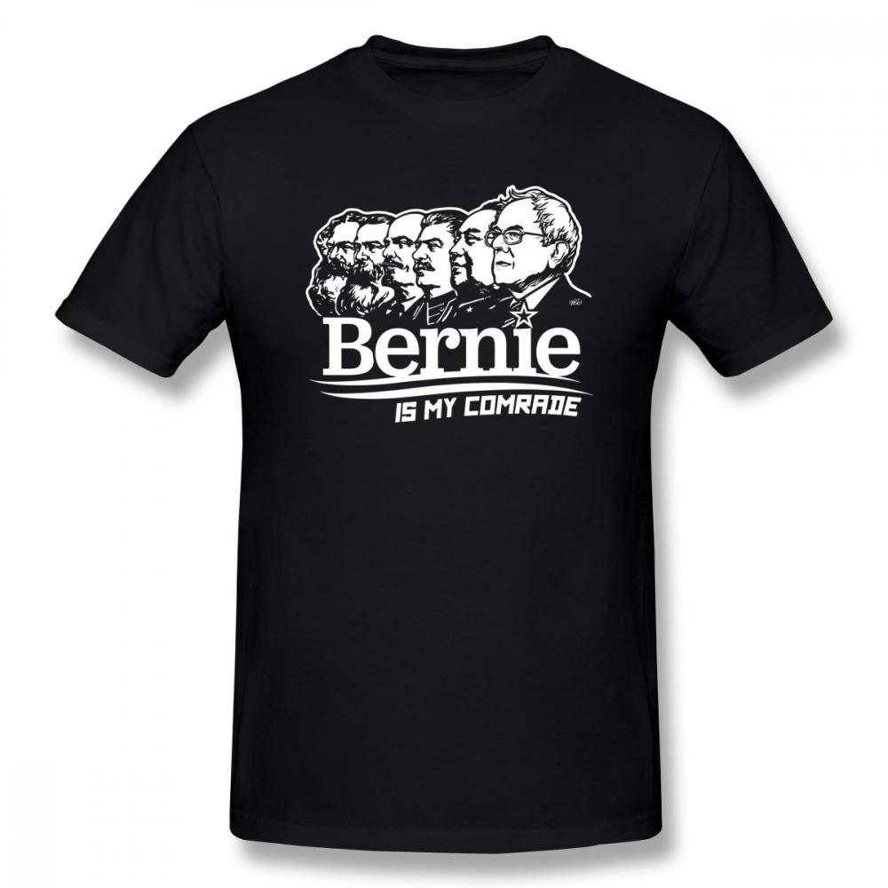 Buy Lenin T Shirt Bernie Sanders Is My Comrade T-Shirt Cotton Print Tee ...