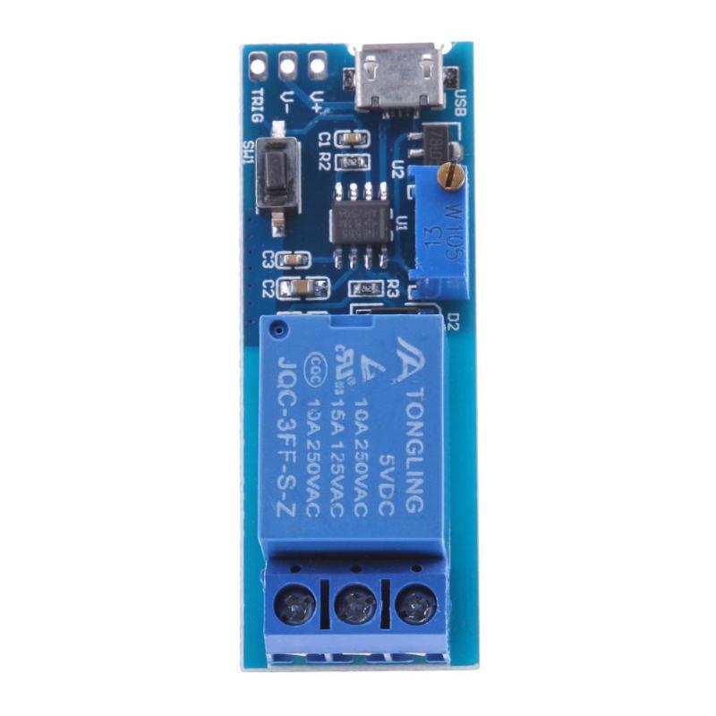 Buy 5V-30V Micro USB Power Delay Relay Timer Control Module Trigger ...