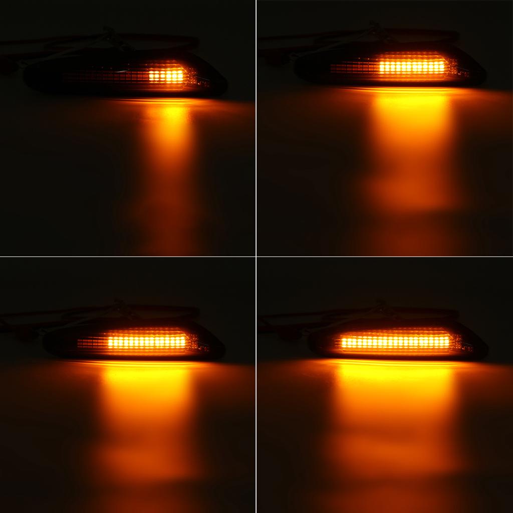 Buy Upgrade Dynamic LED Side Marker Turn Signal Indicator Lights For ...