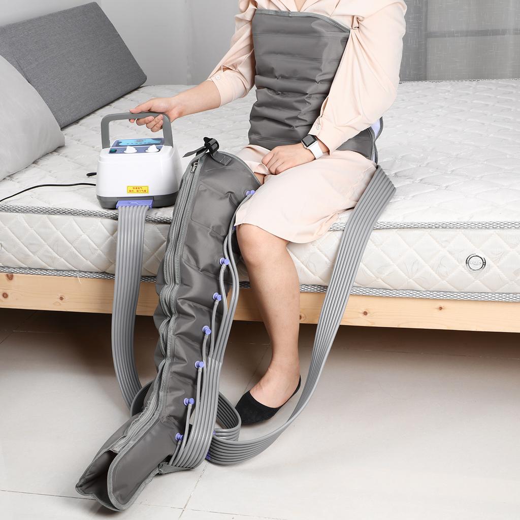 Buy Leg Air Compression Massager Vibration Infrared Therapy Leg Arm ...