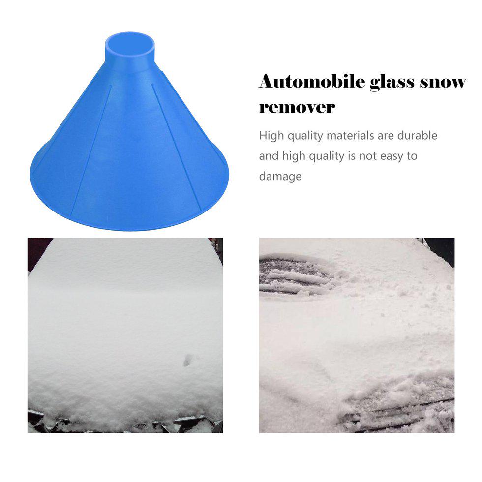 Buy B-Windshield Snow Remover Cone Deicing Tool Car Rearview Mirror ...