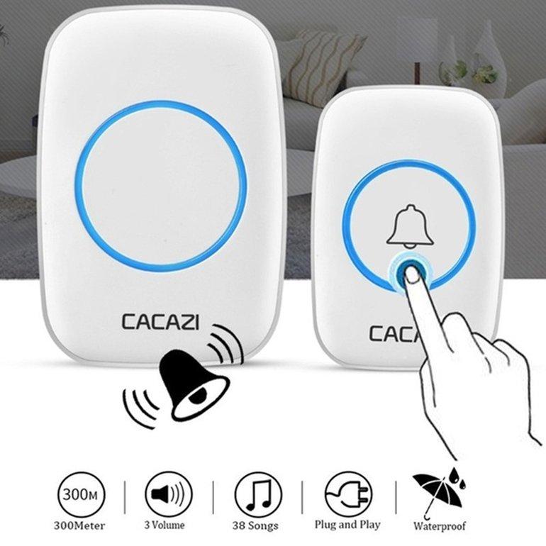 Buy Zao Ren Jduhf Self-powered Wireless Doorbell No Battery Waterproof ...