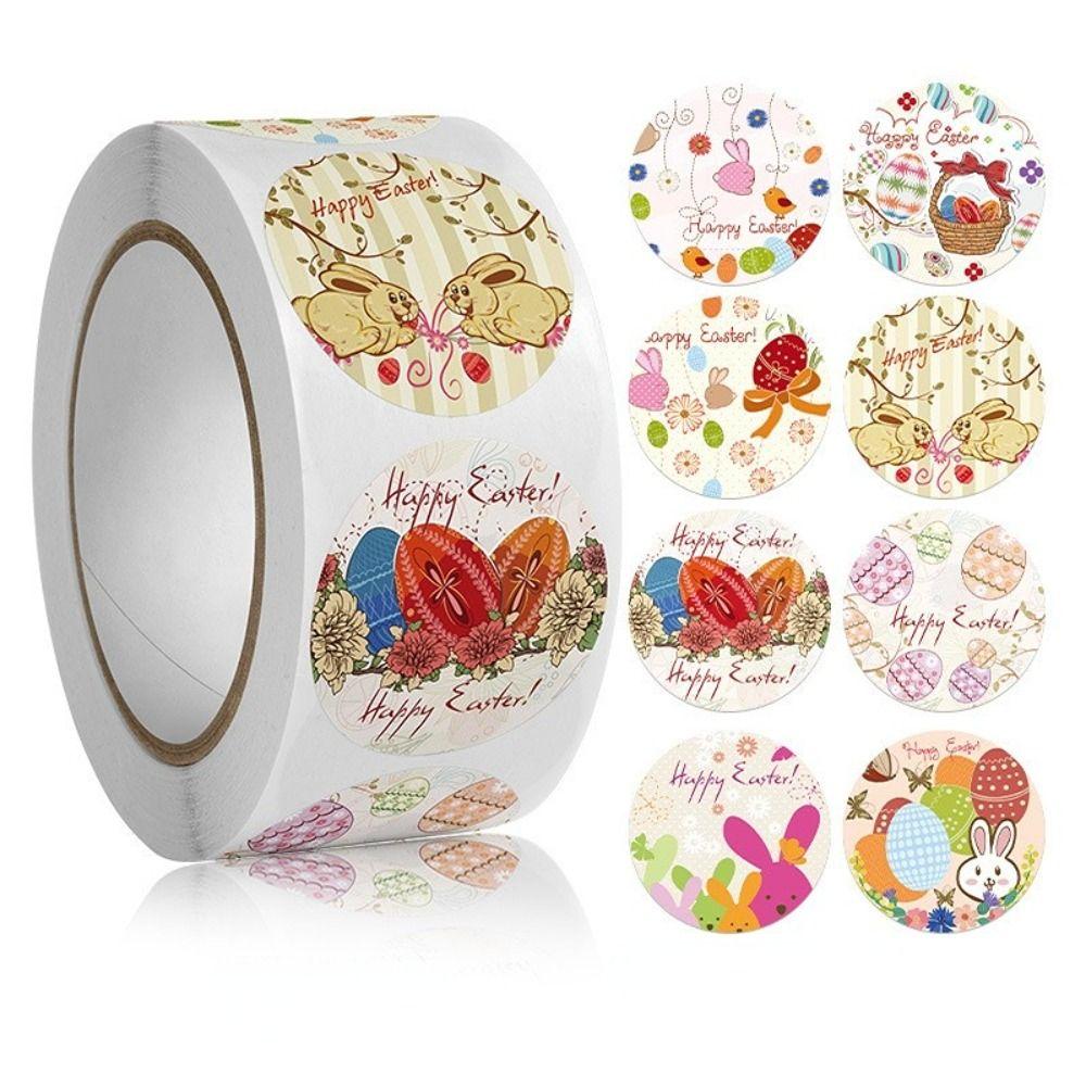 Cheap Party Self Adhesive Label Easter Rabbit Egg Stickers Gifts Bag ...