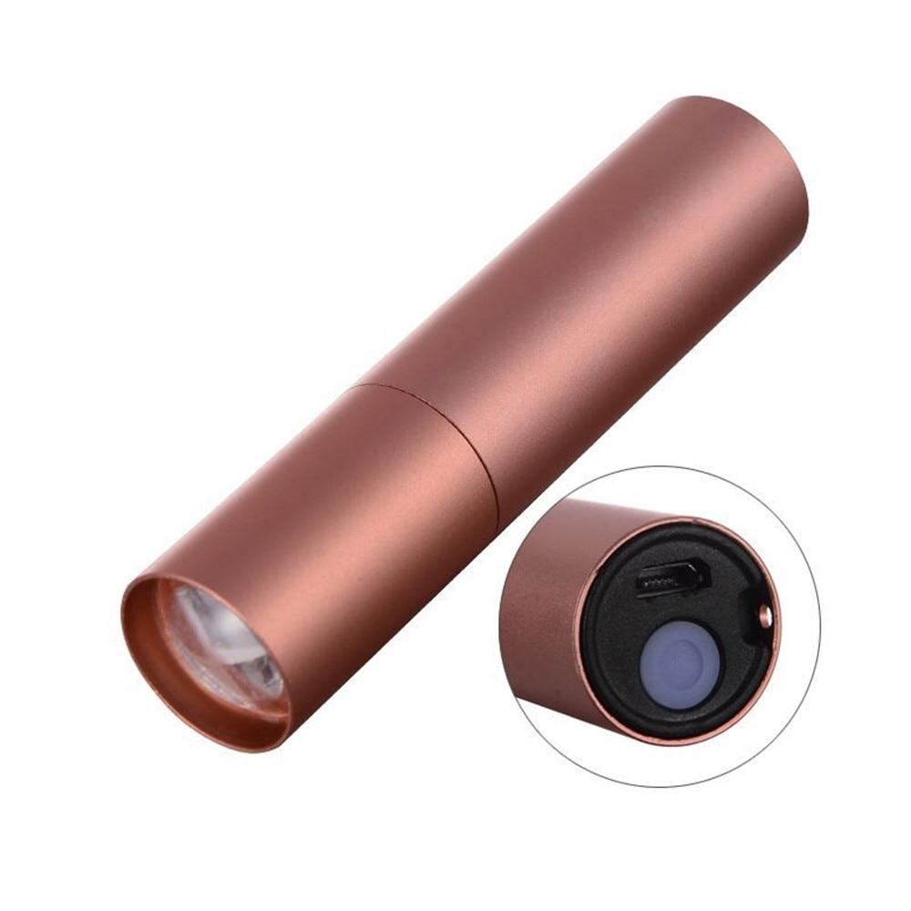 Buy Super Bright Mini Light 3 Modes USB Rechargeable Mini Flashlight ...