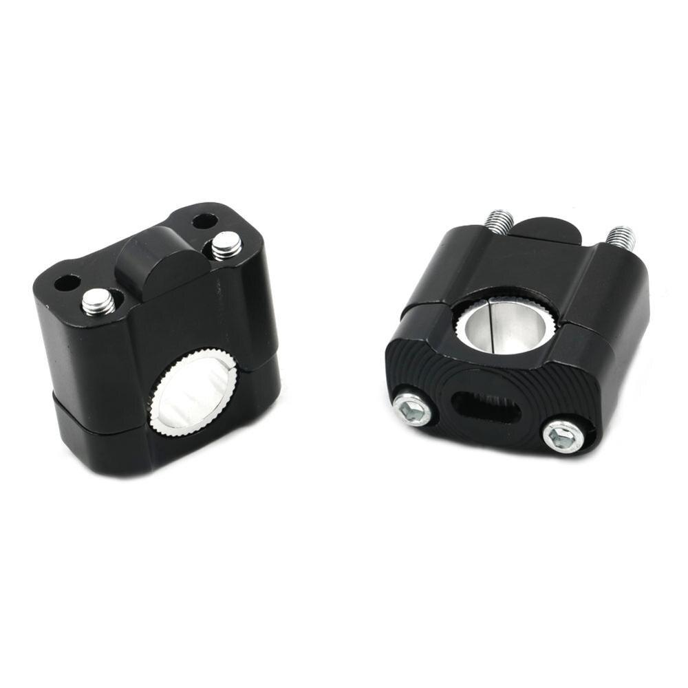 Cheap 2 pcs CNC 22mm 28mm Off Road Motorcycle Handlebar Riser Clamps Motorbike Steering Wheel ...