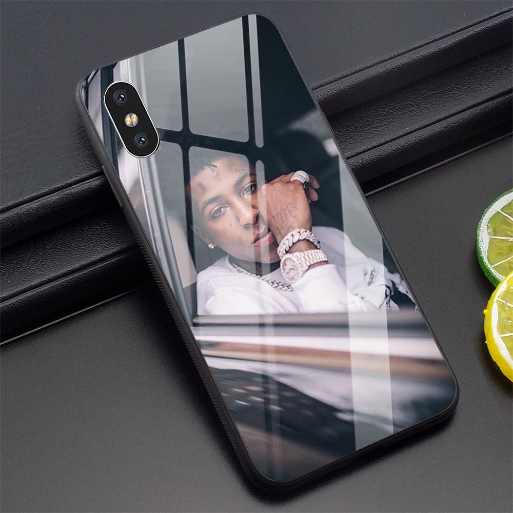 Buy Youngboy Nba Tempered Glass Phone Case for iPhone X Xs XR 11 Pro ...