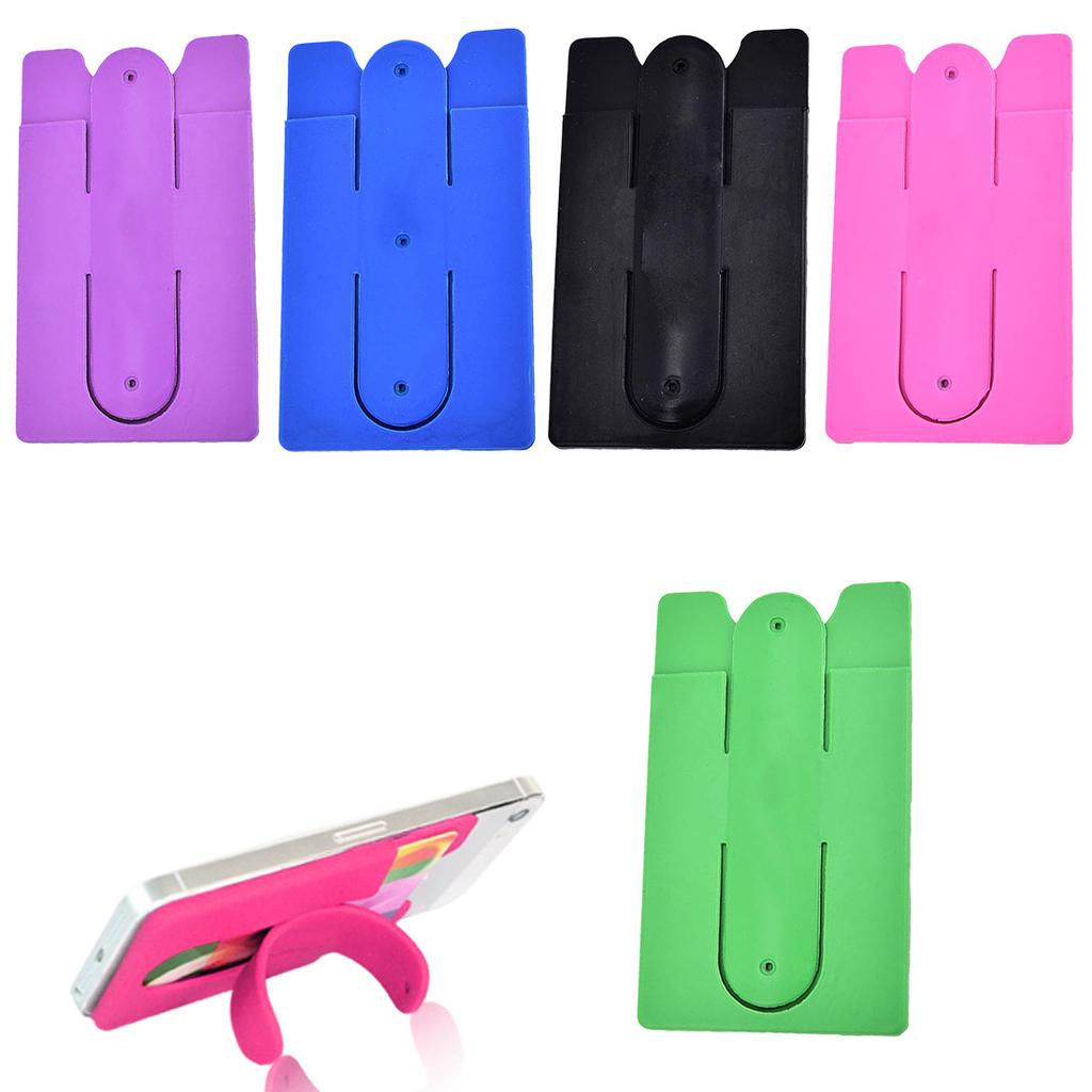 Buy Fashion Adhesive Sticker Back Cover Card Case Pouch For Cell Phone ...