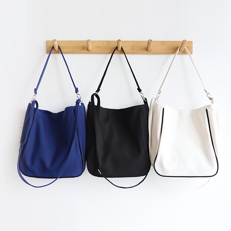 Buy Original Fashion Simple Canvas Bag Female Shoulder Handbag Shopping ...