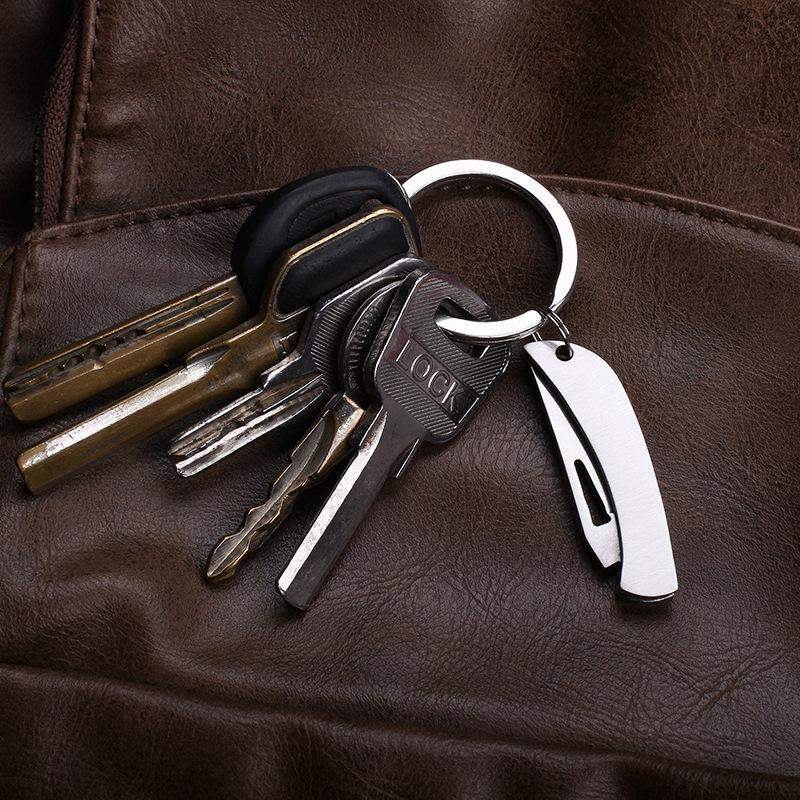 Buy Practical Keychain Keyring Folding Pocket Knife Portable Outdoor ...