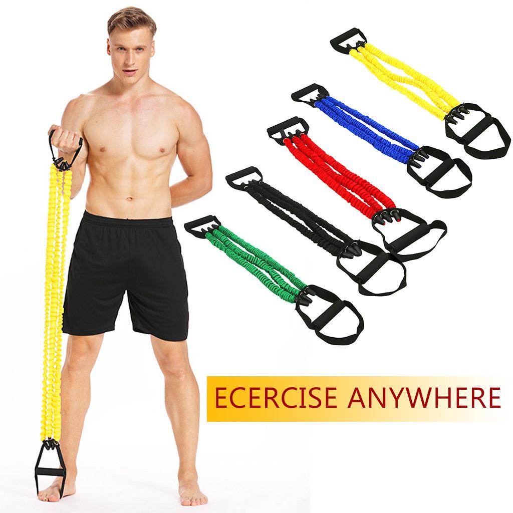 Buy Pull Handles Elastic Band Fitness Rope Resistance Exercis Training ...