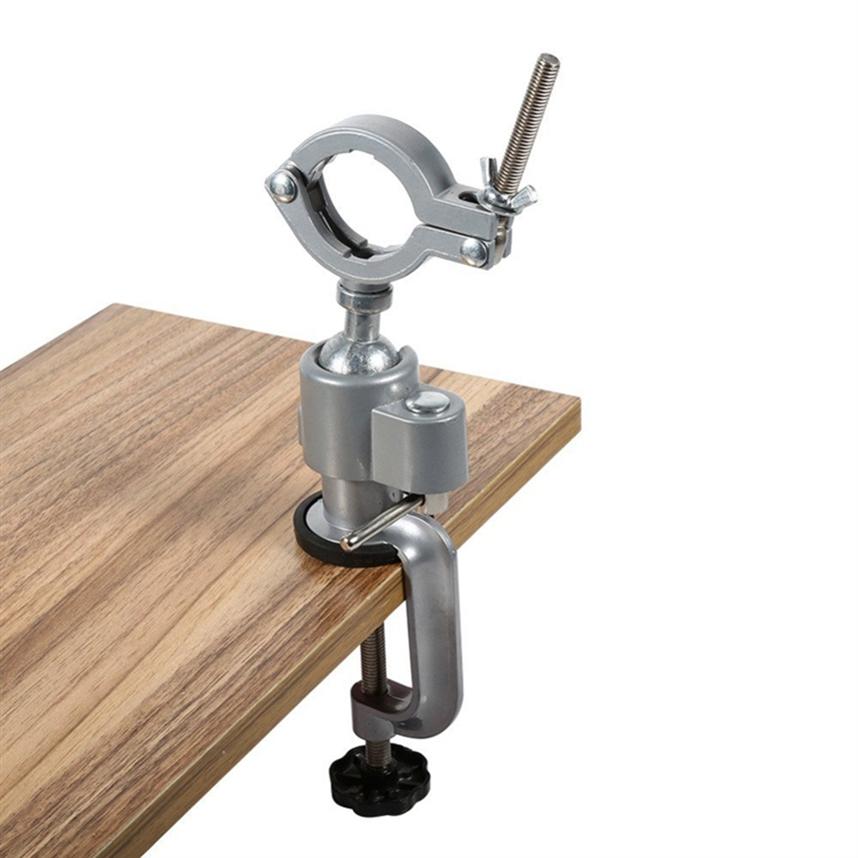 Buy Grinder Rotating Tool Electric Drill Stand Silver 360 Degree ...