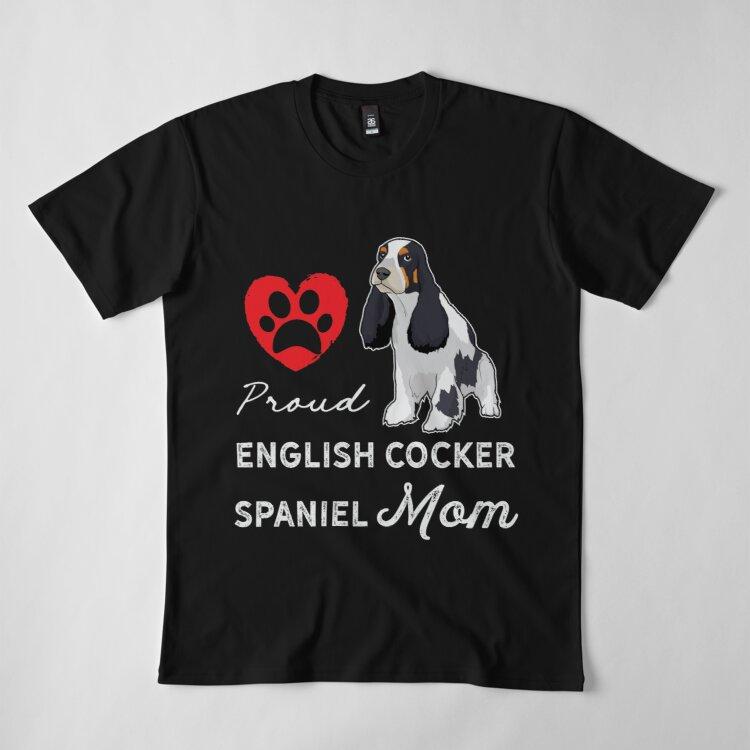 Buy Men Premium Cotton Harajuku T-Shirt Proud English Cocker Spaniel ...