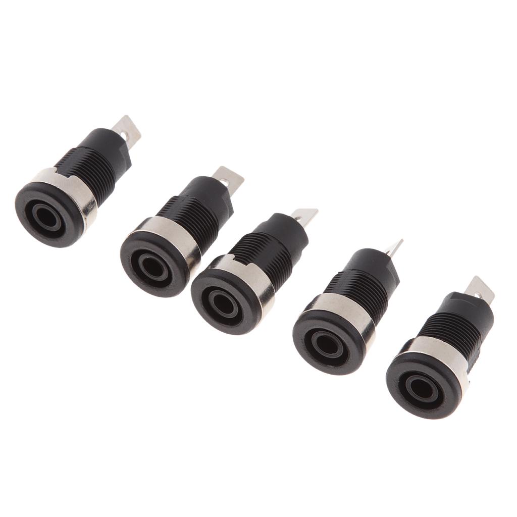 Buy 20pcs 4mm Banana Plug Safety Socket Panel Mount Binding Post 32A at ...