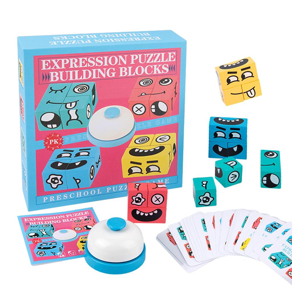 Buy Wooden Expression Toys Educational Montessori Jigsaw Puzzles ...