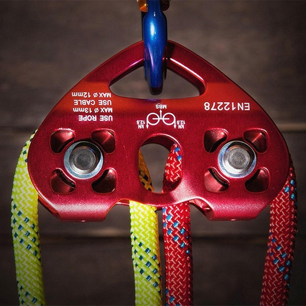 Buy 25KN /5600Lbs Zip Line Cable Trolley Outdoor Rock Climbing Rescue ...