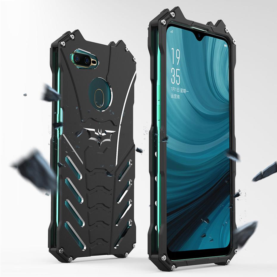Buy Metal Bumper Armor Back Cover Ultra Thin Shockproof Case For OPPO ...