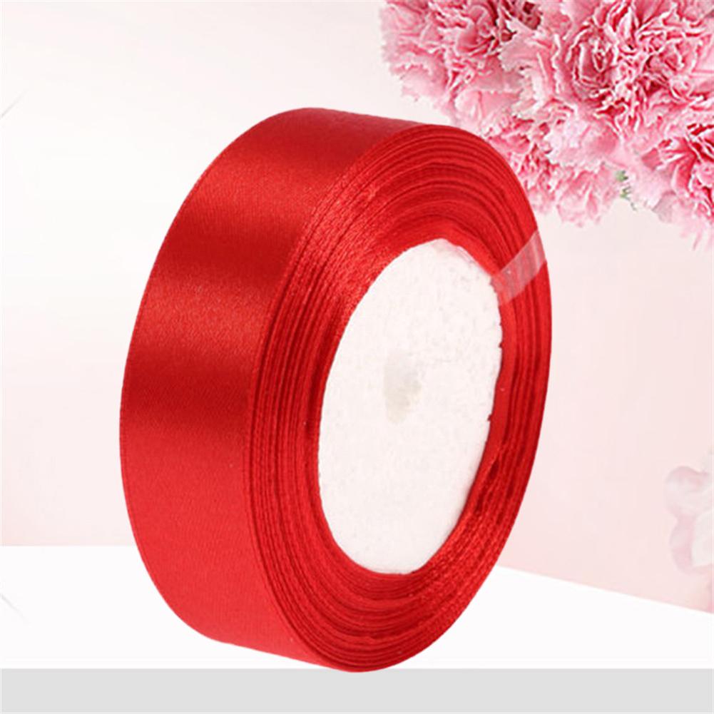 Buy 25 Yards Length ( 25 MM Width ) DIY Colorful Double-faced Ribbon ...