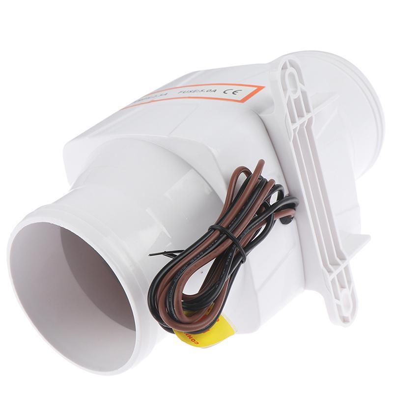 Buy 12V 3Inch Sea Marine In Line Bilge Ventilation Air Blower Fan For ...