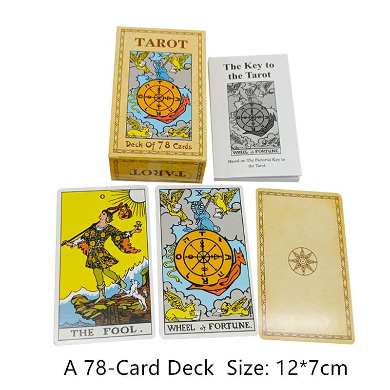 Buy 78Pcs Classic Tarot English Tarot with Manual Predicts The Future ...