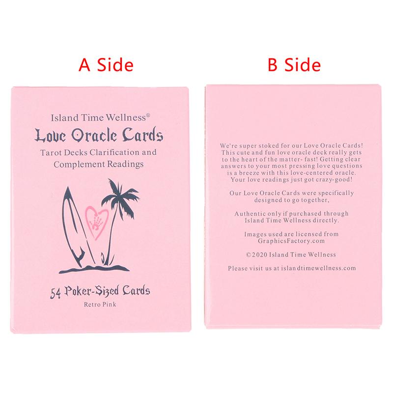 Cheap Pink Wellness Love Oracle Card Tarot Prophecy Divination Family ...
