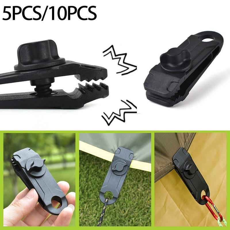 10Pcs Camping Tents Accessories Plastic Clip Shade Cloth Awning Outdoor ...