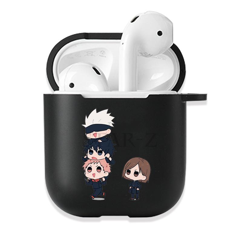 Satın alın Cute Jujutsu Kaisen Figure Black Silicone Case for Airpods ...