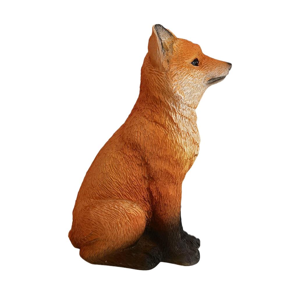 Buy (Polar Bear)Resin Red Foxs Figurines Ornaments Creative Foxs ...