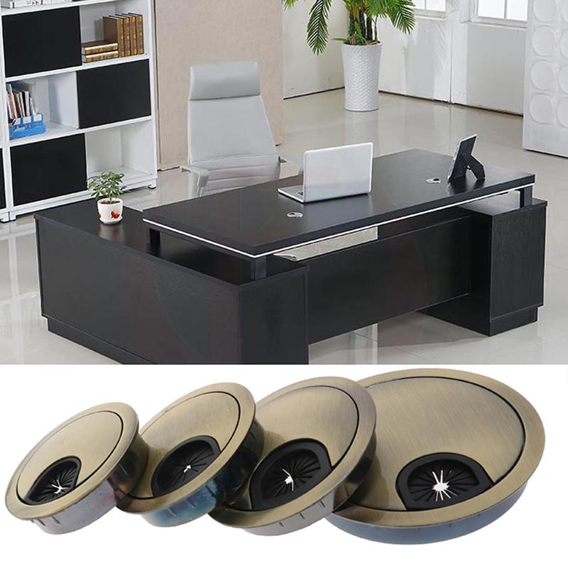 Buy Desk Wire Hole Cover Base Computer Grommet Table Cable Outlet ...